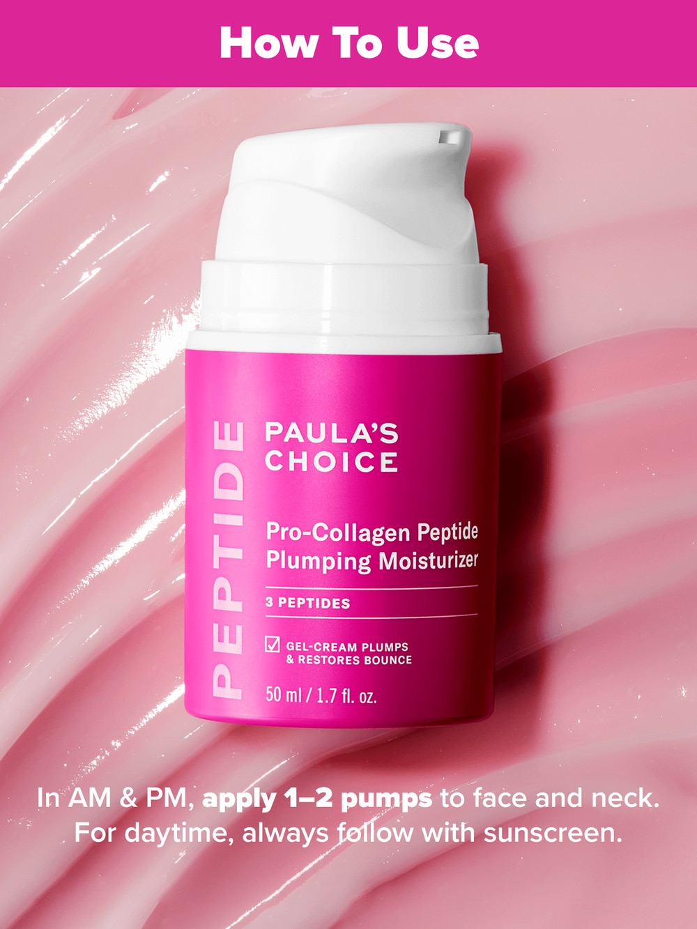 Pro-Collagen Peptide Moisturizer | Plumping Gel-Cream | Paula's Choice
