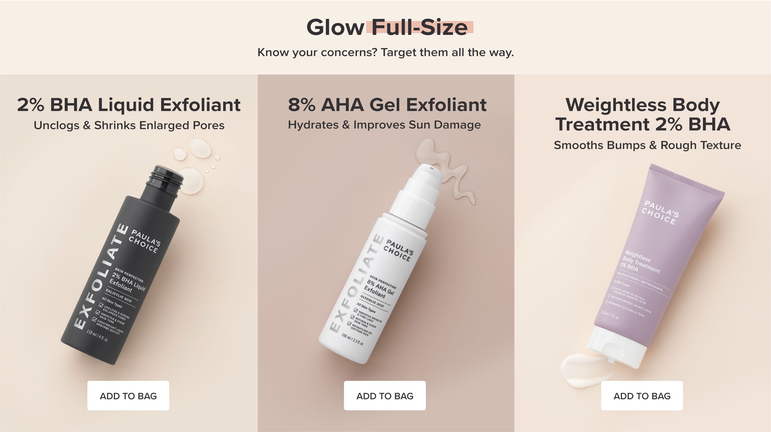 Exfoliating Mini Size Kit | Paula's Choice | Paula's Choice